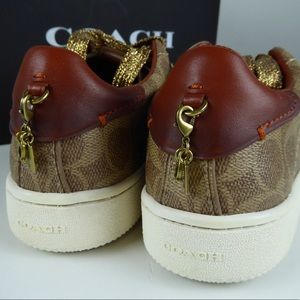 Coach | Shoes | Coach C1 Signature C Logo Sneakers Shoes Nib | Poshmark